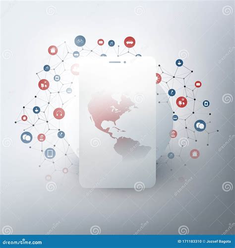 Internet Of Things Cloud Computing Design Stock Vector Illustration Of Access Earth 171183310