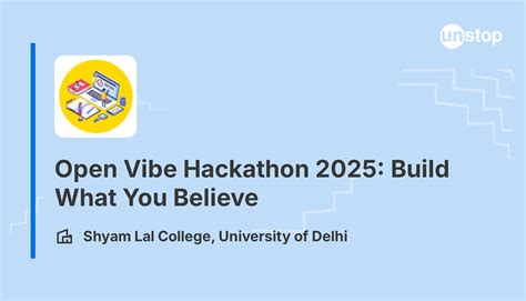 Open Vibe Hackathon 2025 Build What You Believe 2025