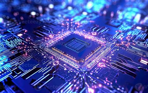 Central Computer Processors Cpu 3d Design Concept 26313658 Stock