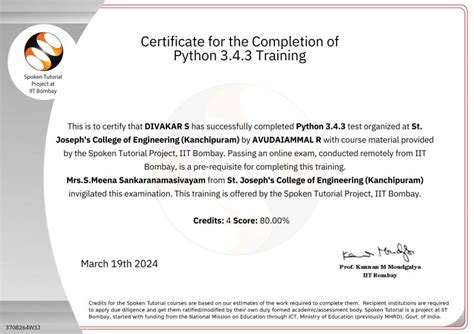 Divakar S On Linkedin Im Proud To Announce My Successful Completion