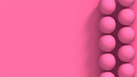 화장품 제품 포스터 플래카드 및 브로셔에 대한 아름다운 구체와 추상 핑크 배경 분홍색 배경에 작은 구슬 3d 렌더링 0명에 대한