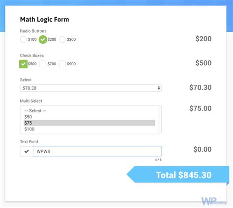 NEX Forms Vs Calculated Fields Form Form Plugin Comparison