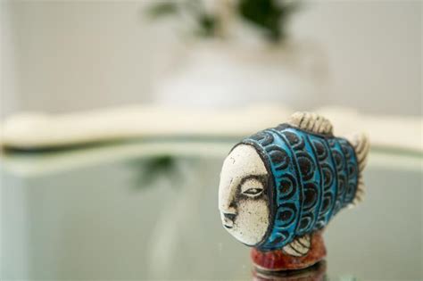 Керамическая статуэтка рыба м — цена 650 грн в каталоге Статуэтки Купить товары для дома и быта