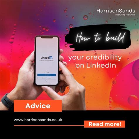 How To Build Your Credibility On Linkedin Harrison Sands