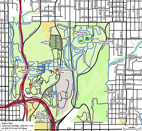 Map Of Balboa Park San Diego California Maps Directions Balboa Park