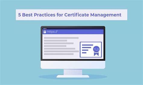 5 Best Practices For Certificate Management Iheni