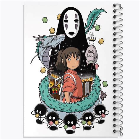 قیمت و خرید دفتر نقاشی 50 برگ خندالو مدل انیمه شهر اشباح Spirited Away