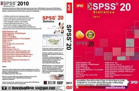 Ibm Spss Statistic 20 Mahaox