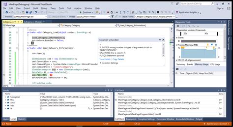 C How To Call Oracle Stored Procedure For Load Data Grid View