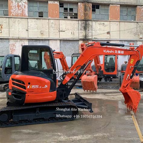 Kubota Kx155 5 Mini Excavator For Sale China Shanghai Ak43570
