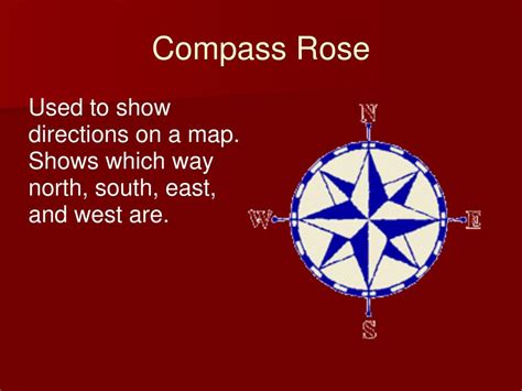Elements On A Map Compass Rose Legend Bar Scale Title Inset Map Ppt