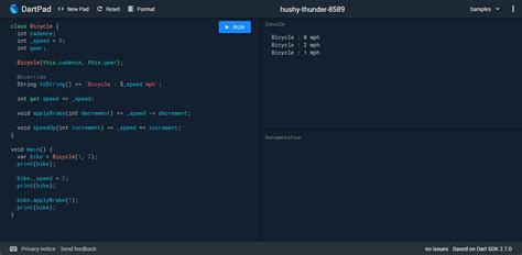 Private Instance Variables Outside Class In Dart Pad · Issue 1463 · Dart Langdart Pad · Github