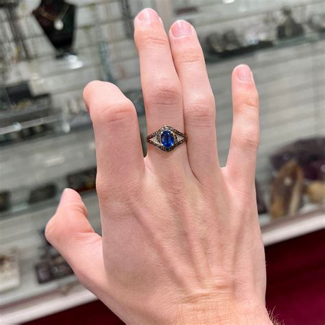 Wedding Rings With Blue Diamonds 60 Photos