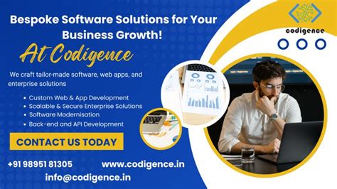 Transform Your Business With Custom Software Codigence Technology