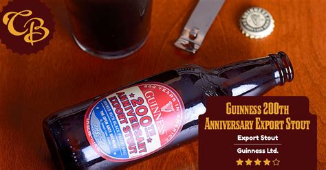 Guinness 200th Anniversary Export Stout Guinness Ltd Absolute Beer