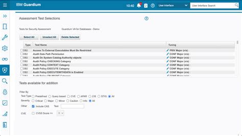 Guardium Vulnerability Assessment Optimatech