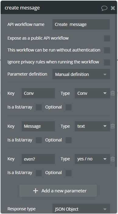 dunamic yes no parameter with schedule api workflow on a list action need help bubble forum