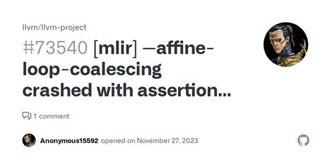 Mlir Affine Loop Coalescing Crashed With Assertion Failure Cannot Destroy A Value That