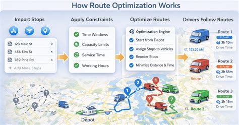 How Route Optimization Works Step By Step Process Trackroad
