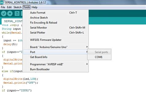 Welcome ARDUINO SERIAL CONTROL 2 LED DENGAN SERIAL MONITOR