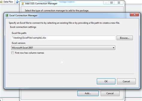 SIVANANDA REDDY GANGIREDDY Dynamic File Name For Excel Connection Manager SSIS