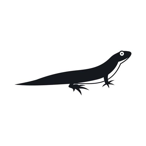 Lizard Icon Simple Style 14577176 Vector Art At Vecteezy