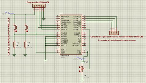 Control De Motor A Pasos Con Avr Y El L298 Hetprotutoriales