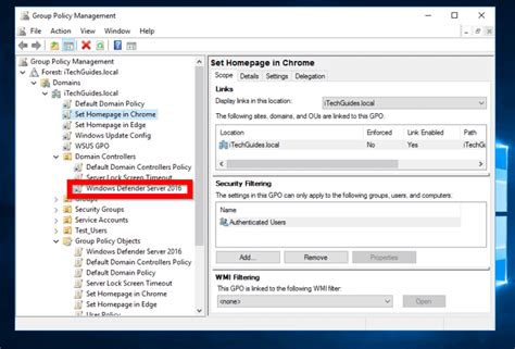 Disable Windows Defender Server Itechguides