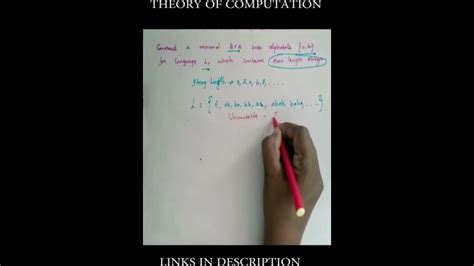 Theory Of Computation Construct Minimal Dfa Alphabets A B Language