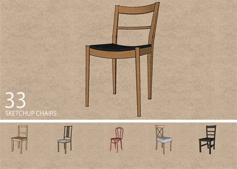 Sketchup Chair Models SketchUcation