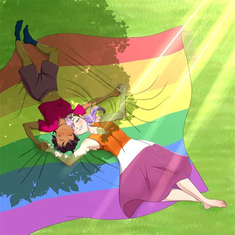 The Owl House Luz And Amity Pride By Lucariaura1 On Newgrounds