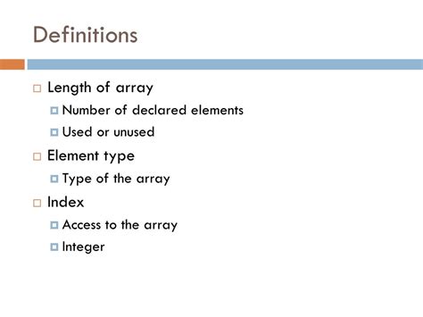 Ppt Arrays And Arraylists Powerpoint Presentation Free Download Id2191408