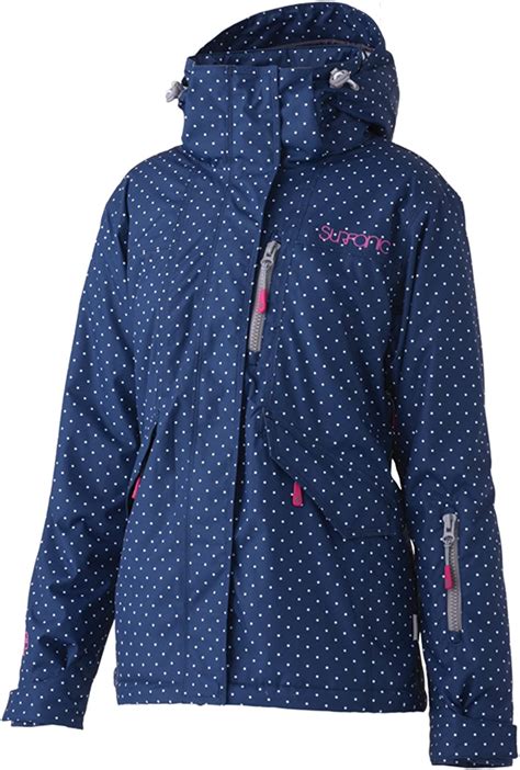 Surfanic Womens Ashima Ski Jacket Surftex Xs 5xl Pink And Blue