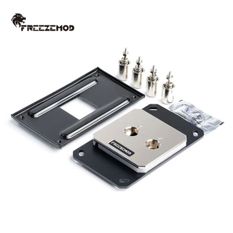 Freezemod Amd Cpu Water Block Ryzen Processor Cooler Metal Cover Am2 Am3 Am4 Argb Gamers Pc Mod