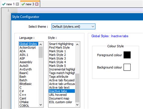 Set Inactive Tab Colours By Default · Issue 12537 · Notepad Plus Plusnotepad Plus Plus · Github