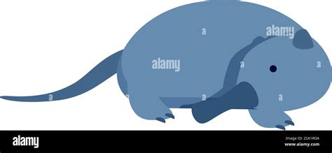 Wildlife Desman Icon Cartoon Vector Nature Beast Animal Exotic