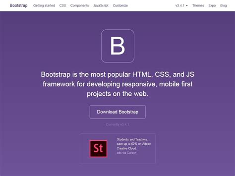 Bootstrap V341 Улучшение Плагины Bootstrap BootstrapТема