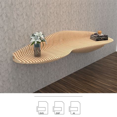 Parametric Console Shelf 1 Router Cut Files Cnc Files Etsy