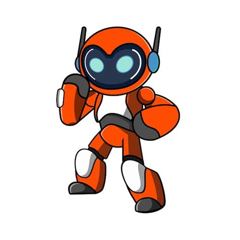 Premium Vector Robotic Character Design