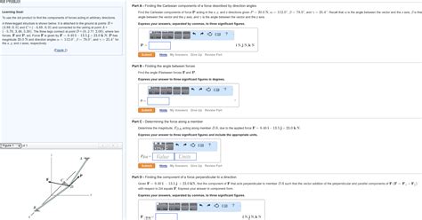 Solved Dot Product Learning Goal To Use The Dot Product To Chegg Com