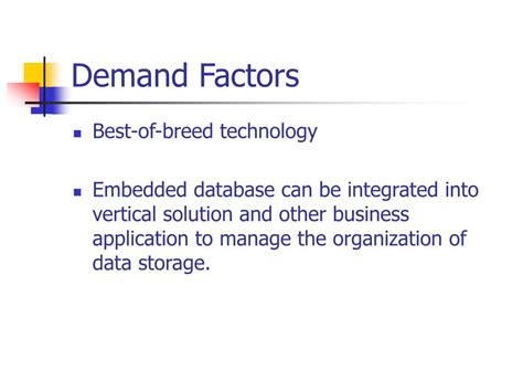 ppt need of migrating to embedded database by isvs and corporate it