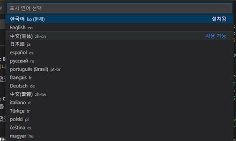Vs Code Vs 코드vs Code 한글 설정