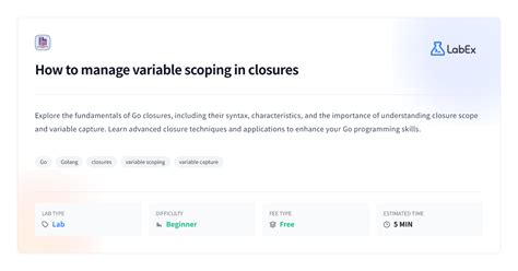 How To Manage Variable Scoping In Closures Labex
