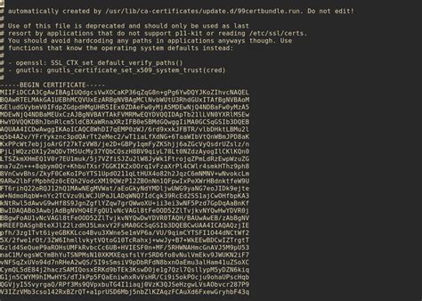 Bug Missing Update Ca Certificates · Issue 2709 · Harvesterharvester · Github