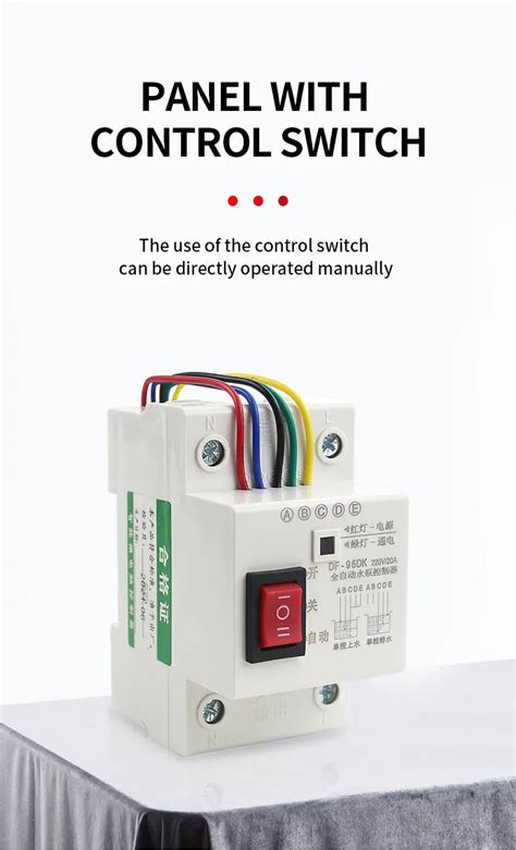 220v Df 96dk Automatic Water Level Controller Switch Water Tank Level Detection Sensor Water