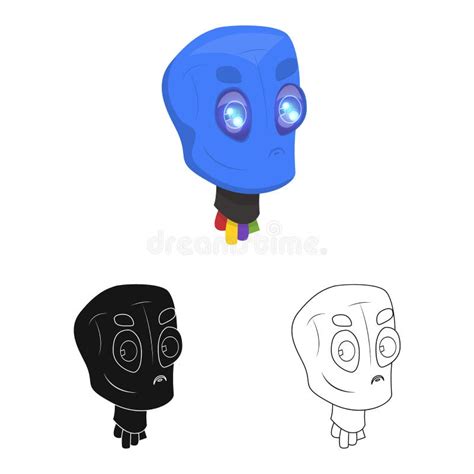 Vector Design Of Robot And Factory Icon Collection Of Robot And Space Stock Symbol For Web