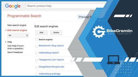 How To Add Google Programmable Search To WordPress BikeGremlin I O
