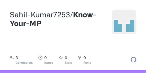 Github Sahil Kumar7253know Your Mp