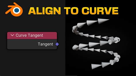 Align Instances On Curve Direction In Blender Geometry Nodes Youtube