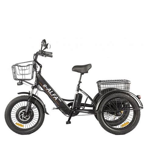 Купить Трехколесный электровелосипед GREEN CITY e-ALFA Trike